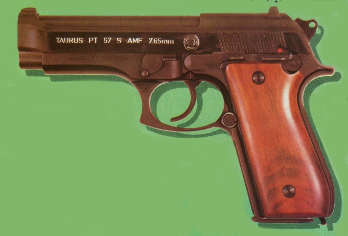 Pistola Taurus PT-57 e suas Variações | Armas On-Line