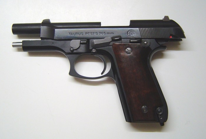 Pistola Taurus PT-57 e suas Variações | Armas On-Line